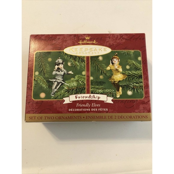 Hallmark | Holiday | Brand New Hallmark Ornament Friendly Elves ...